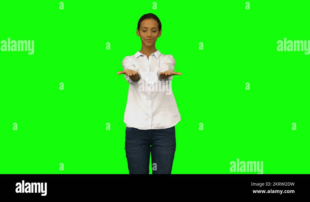 Woman presenting hands Stock Videos & Footage - HD and 4K Video Clips ...
