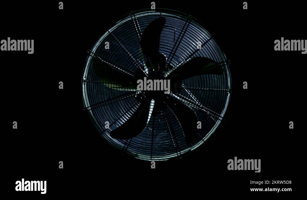 Slow rotating ventilation fan. 4K UHD Stock Video Footage - Alamy