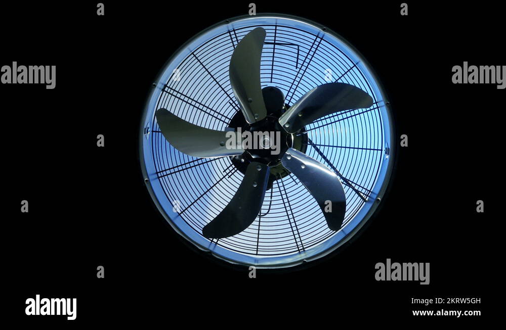 Slow rotating ventilation fan. 4K UHD Stock Video Footage - Alamy