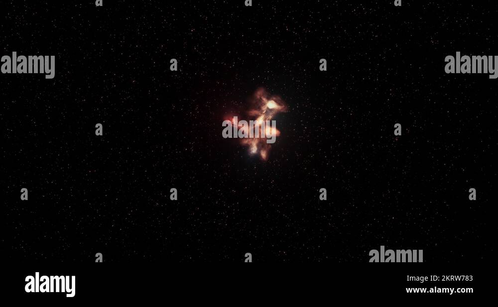 Flying Through Nebula in Space Full 4k Animation Stock Video Footage - Alamy