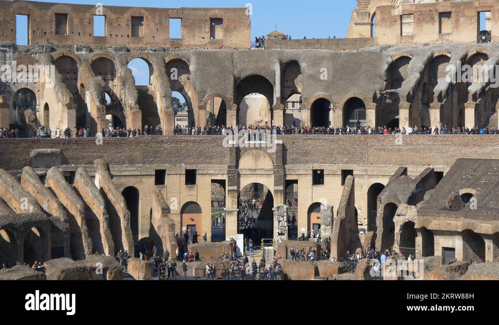 4k Colosseum Rome Italy Roman Coliseum famous Italian landmark travel ...