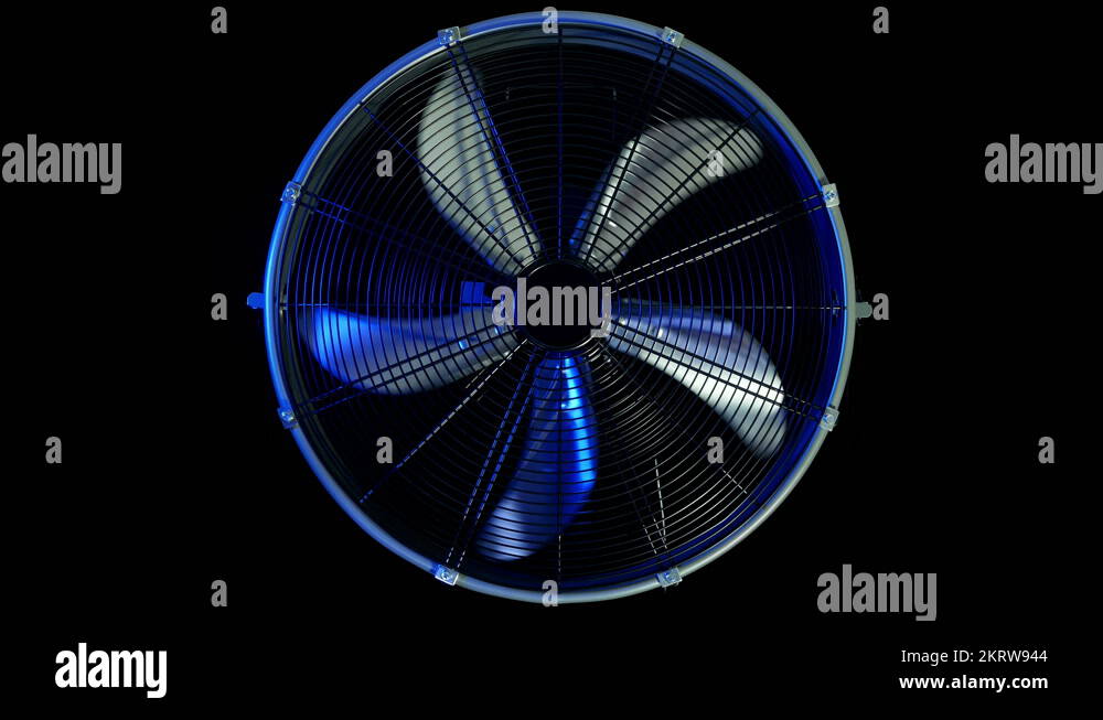 Slow rotating ventilation fan. 4K UHD Stock Video Footage - Alamy