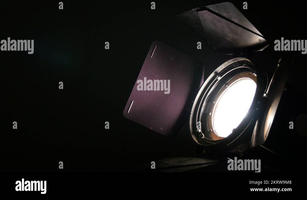 spotlight switch off and on black 4k UHD 11640 Stock Video Footage - Alamy