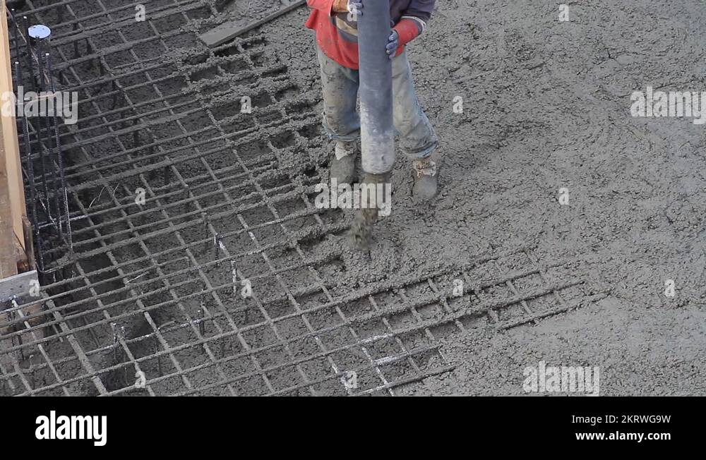 Concreting work on construction site Stock Videos & Footage - HD and 4K ...