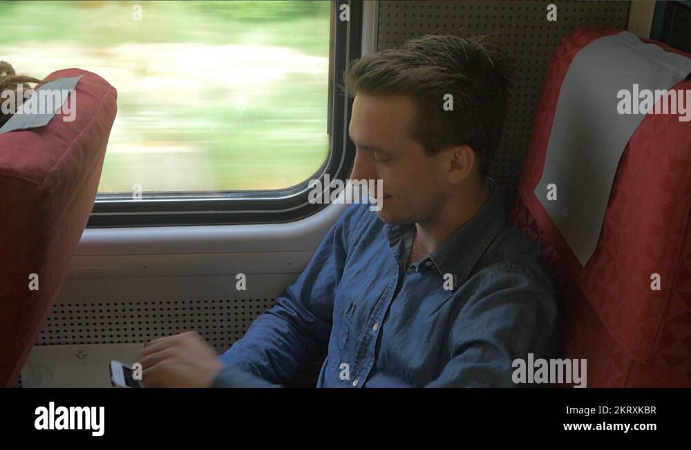 Man sitting train phone Stock Videos & Footage - HD and 4K Video Clips ...