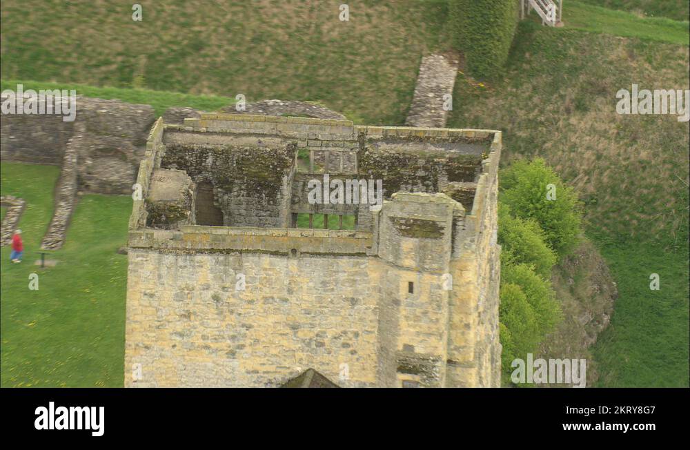 Helmsley castle aerial Stock Videos & Footage - HD and 4K Video Clips ...