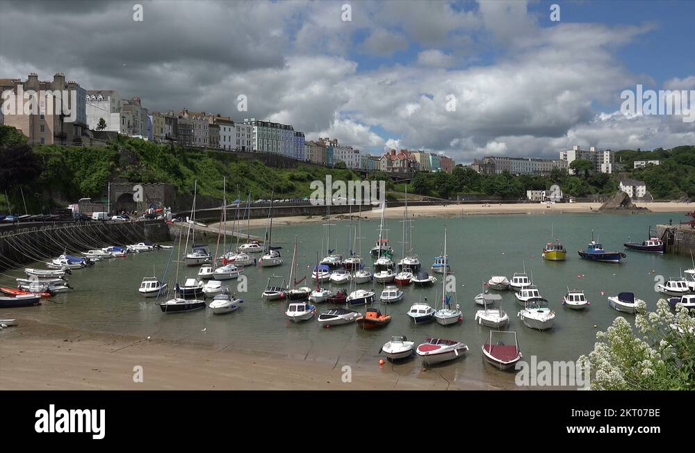 Tenby harbour beach pembrokeshire wales Stock Videos & Footage - HD and ...