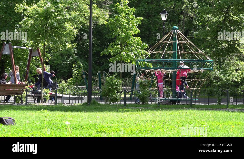 Playground ride roundabout swing Stock Videos & Footage - HD and 4K ...