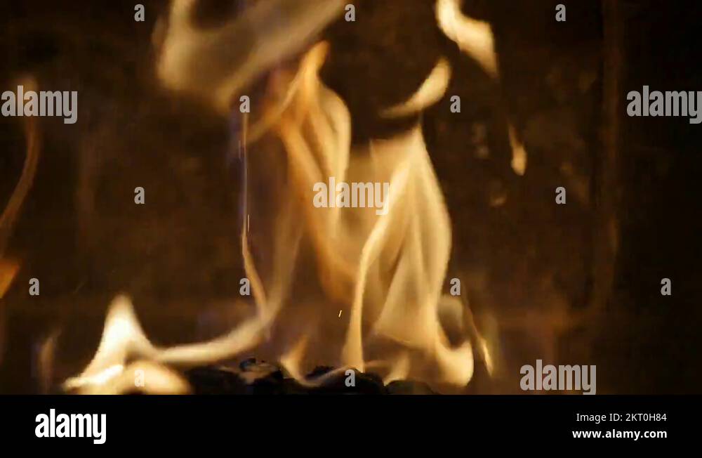 Fire flames background. Slow motion Stock Video Footage - Alamy