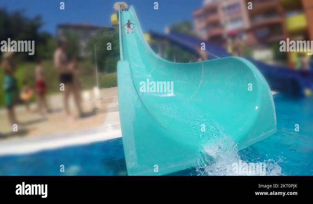 Girl on water slide Stock Videos & Footage - HD and 4K Video Clips - Alamy
