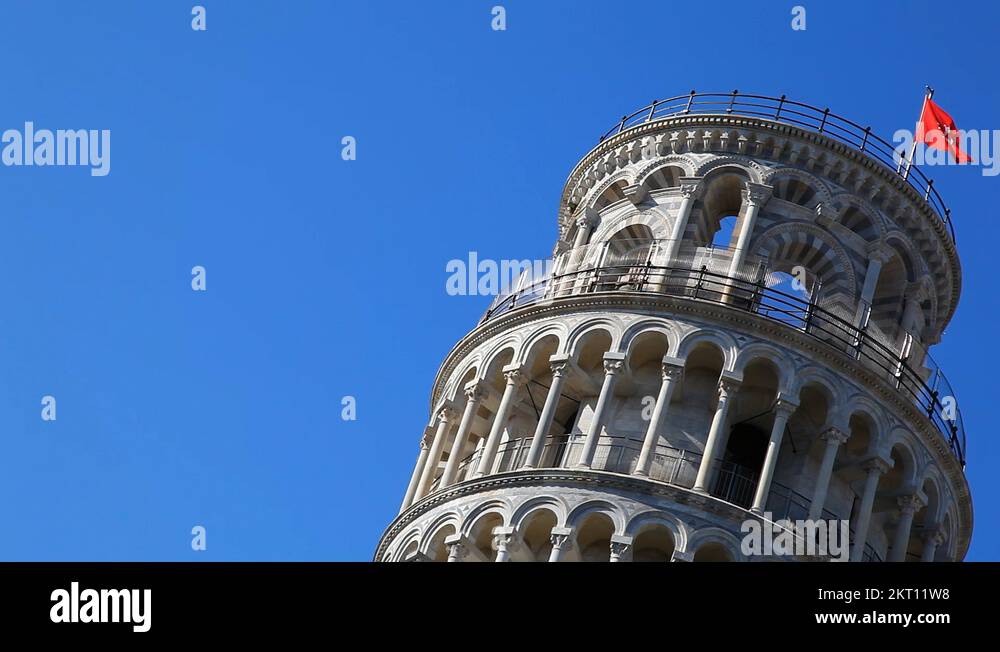 Italian Leaning Tower of Pisa Famous worldwide Landmark, Italy Stock ...