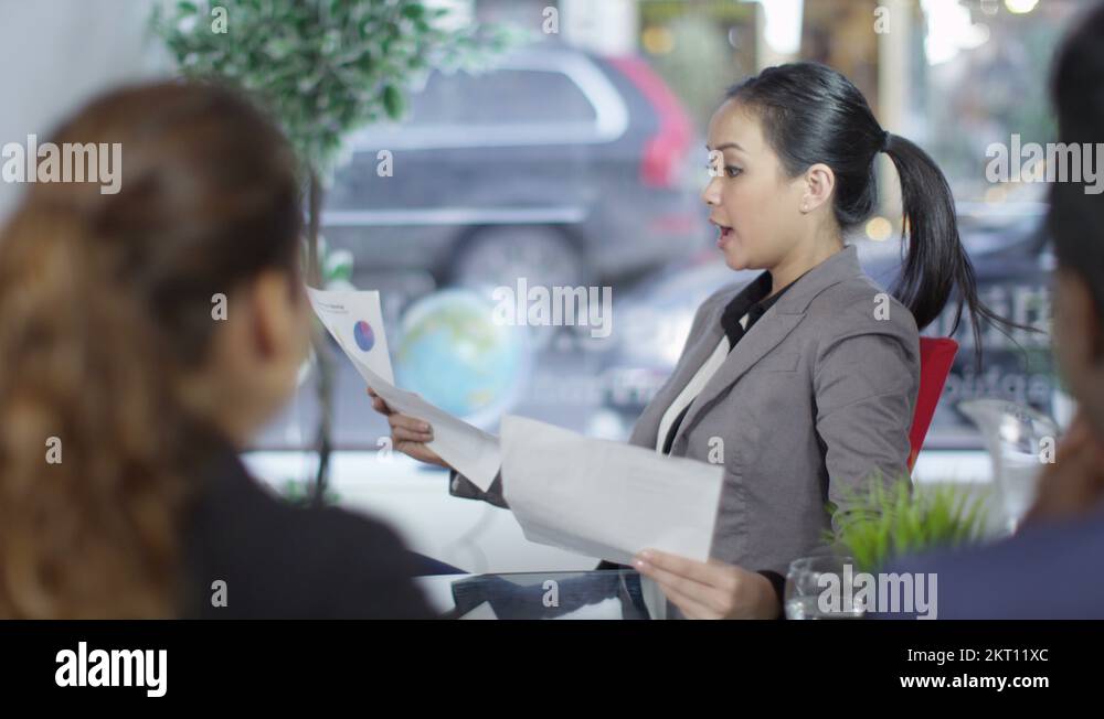 4k Conflict in a business meeting - Lady boss gives her team a telling ...
