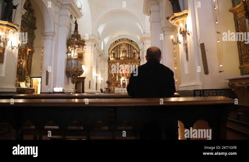 Man praying in catholic church Stock Videos & Footage - HD and 4K Video ...