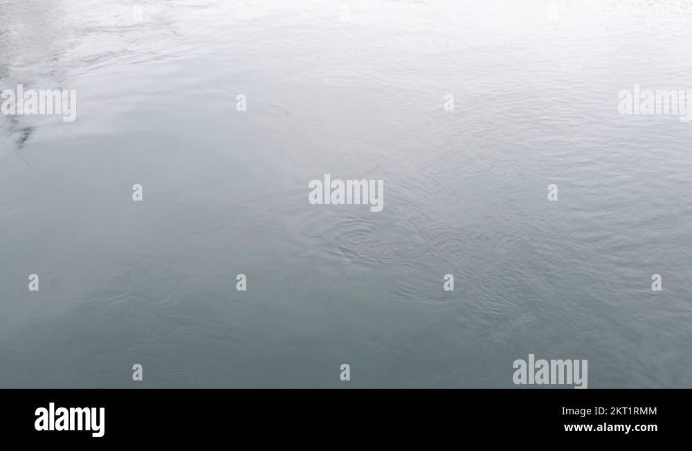 HAKONE lake with fast yacht boat wake foam of prop wash in Japan Stock ...