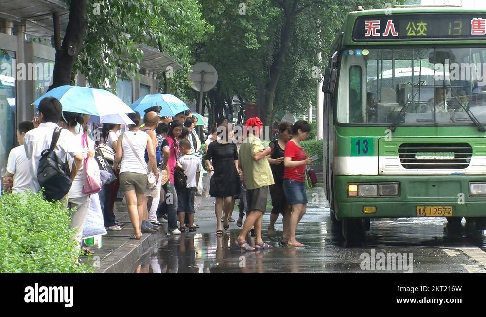 Chinese bus stop Stock Videos & Footage - HD and 4K Video Clips - Alamy
