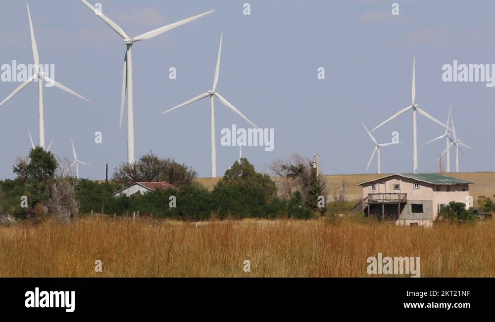 Multiple wind driven generator turbines Stock Videos & Footage - HD and ...
