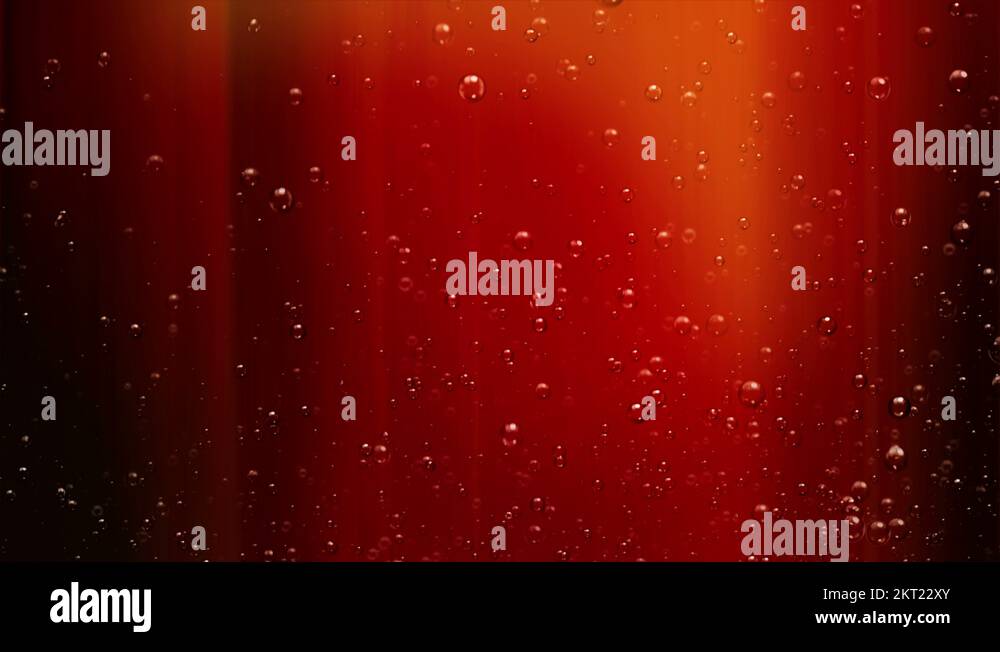 Soda bubbles rising up and exploding. Loopable. Alpha matte Stock Video ...