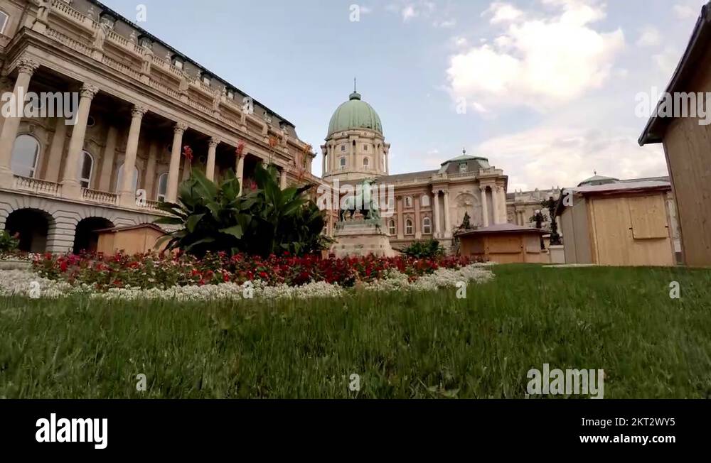 Buda Castle. Royal Palace in Budapest. 4K Stock Video Footage - Alamy