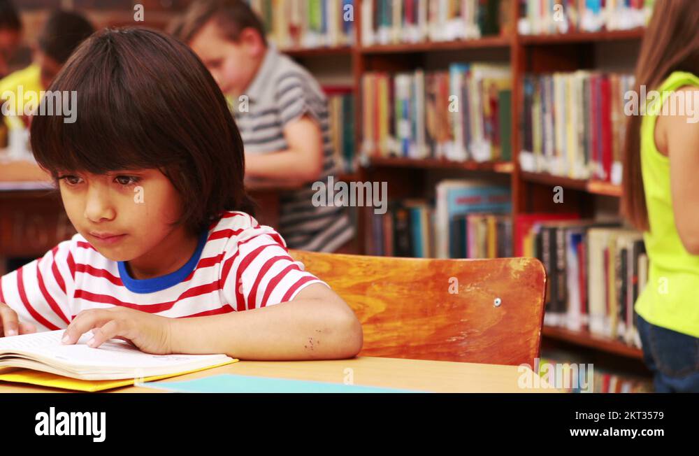Pupil reading book Stock Videos & Footage - HD and 4K Video Clips - Alamy