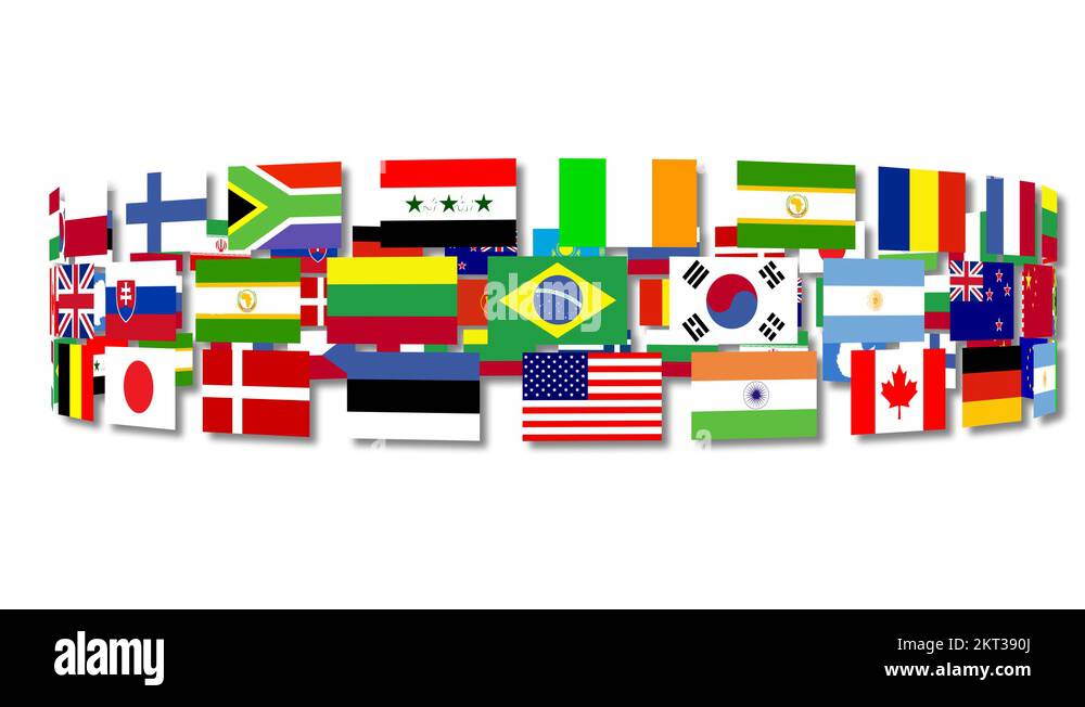 Flags around the world Stock Videos & Footage - HD and 4K Video Clips ...