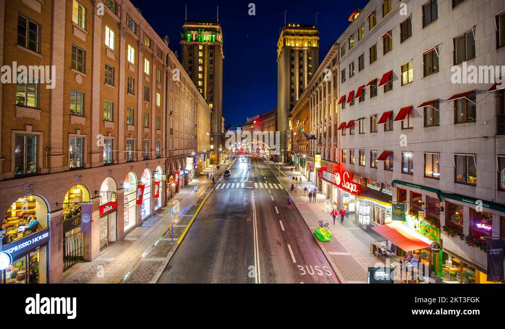 Kungsgatan stockholm sweden Stock Videos & Footage - HD and 4K Video ...