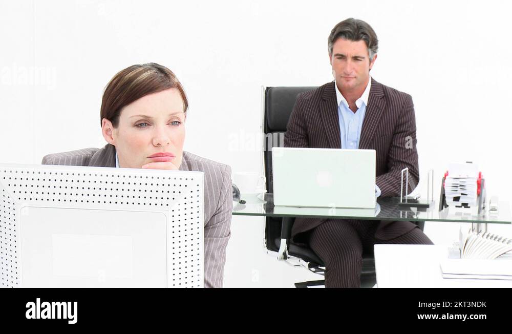 Female boss at desk and stress Stock Videos & Footage - HD and 4K Video ...