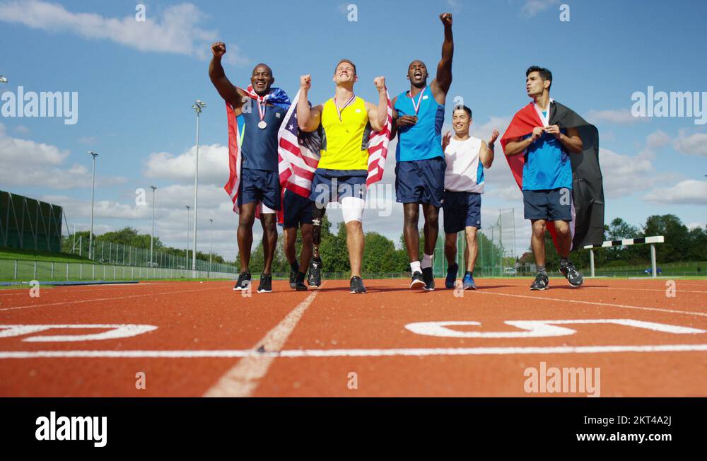 Stadium cheering on runner Stock Videos & Footage - HD and 4K Video ...