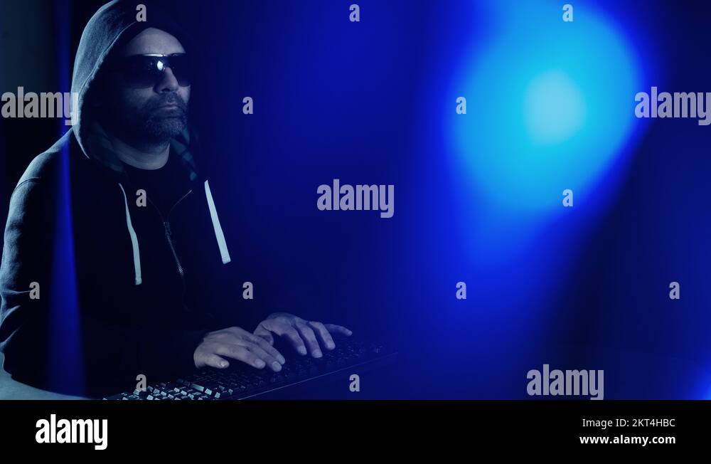 Hacker typing on futuristic computer Stock Videos & Footage - HD and 4K Video Clips - Alamy