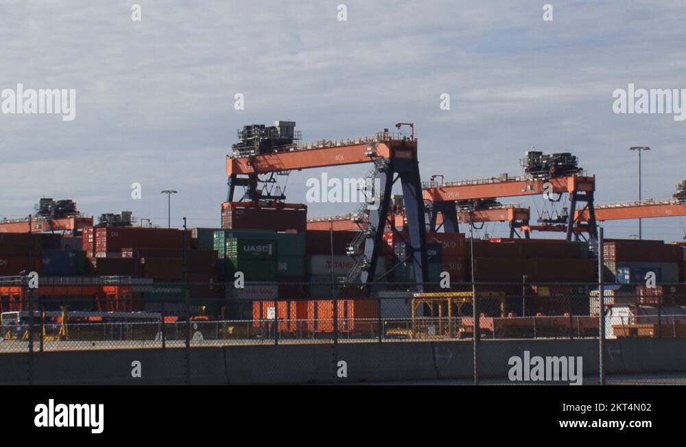 Automated stacking cranes Stock Videos & Footage - HD and 4K Video ...
