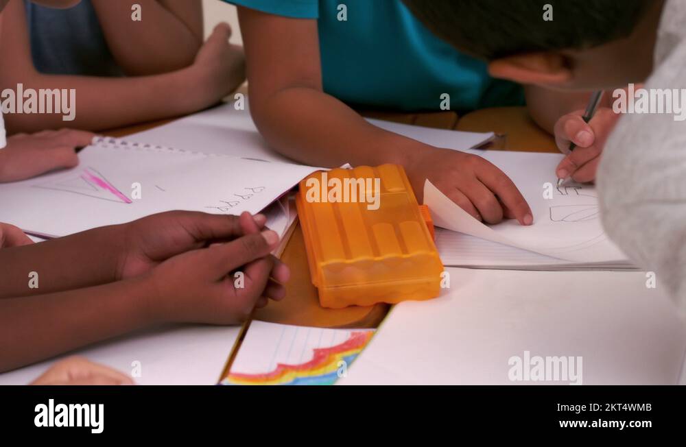 Children drawing classroom Stock Videos & Footage - HD and 4K Video ...