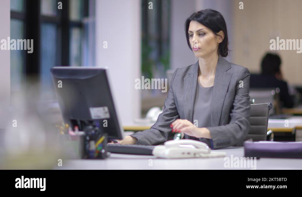 Young woman business suit desk Stock Videos & Footage - HD and 4K Video ...