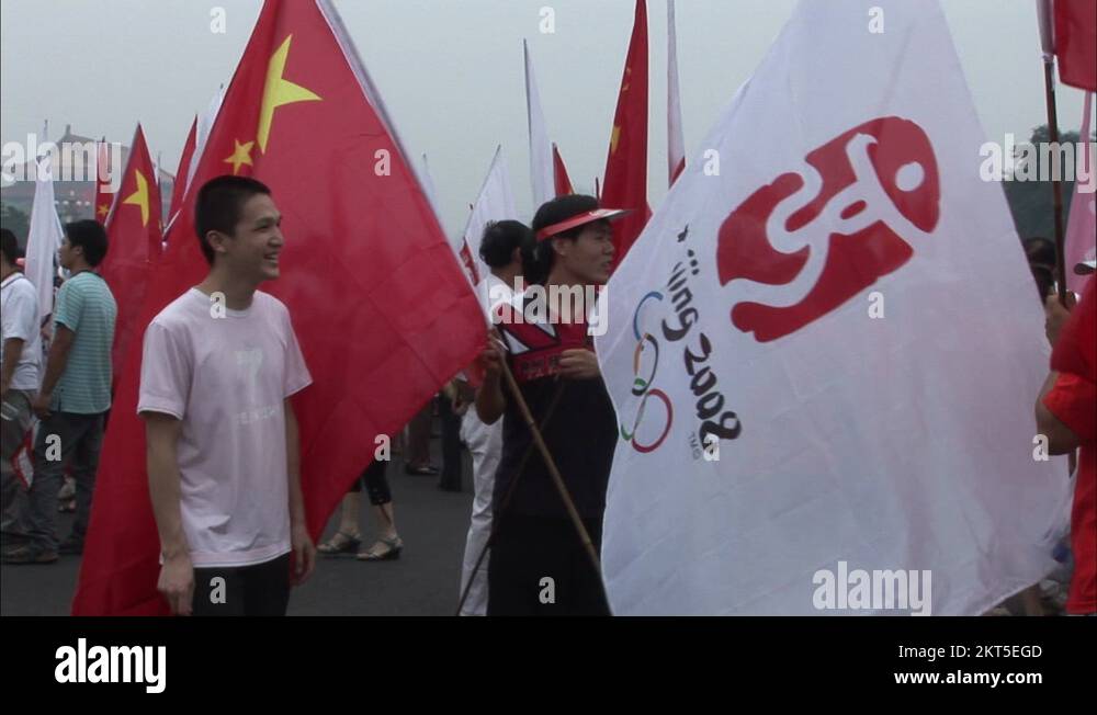 Beijing olympics flag Stock Videos & Footage - HD and 4K Video Clips ...