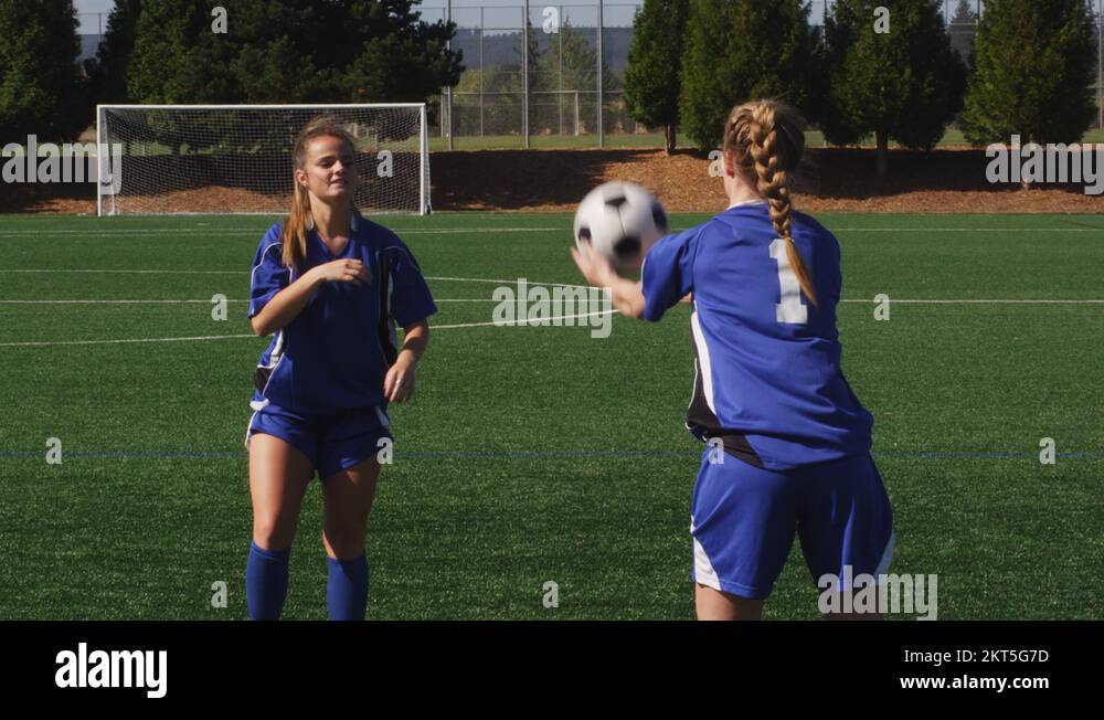 Two soccer players running ball Stock Videos & Footage - HD and 4K ...