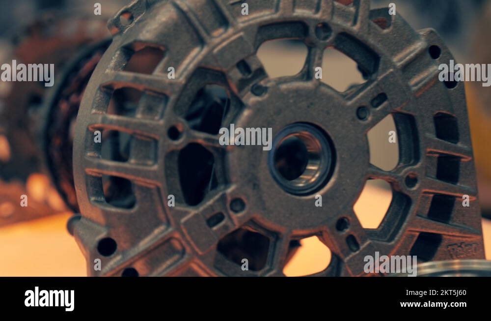 The internal structure of motor generator Stock Video Footage - Alamy