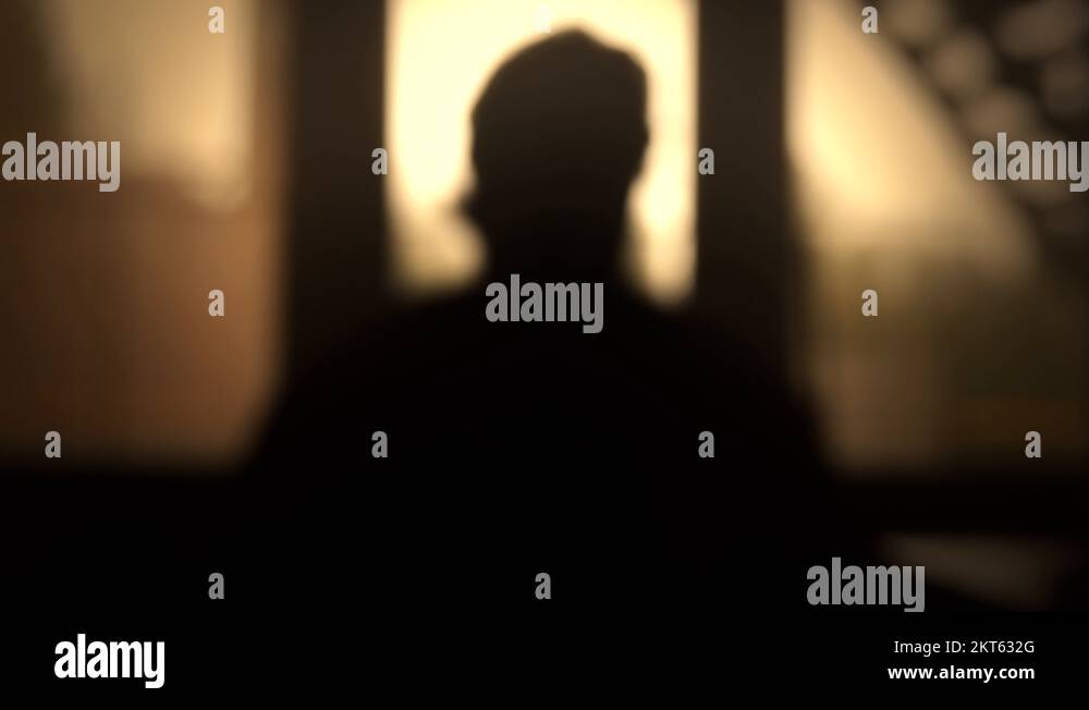 4K Hidden Identity Interview with a Man 2 stylized Stock Video Footage ...