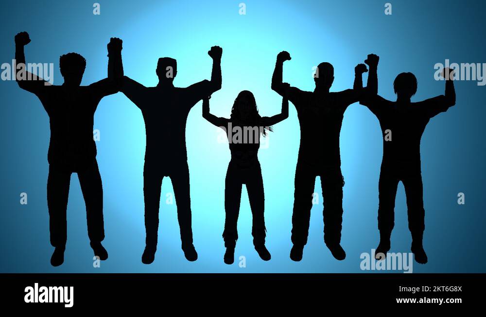 Cheering silhouette Stock Videos & Footage - HD and 4K Video Clips - Alamy