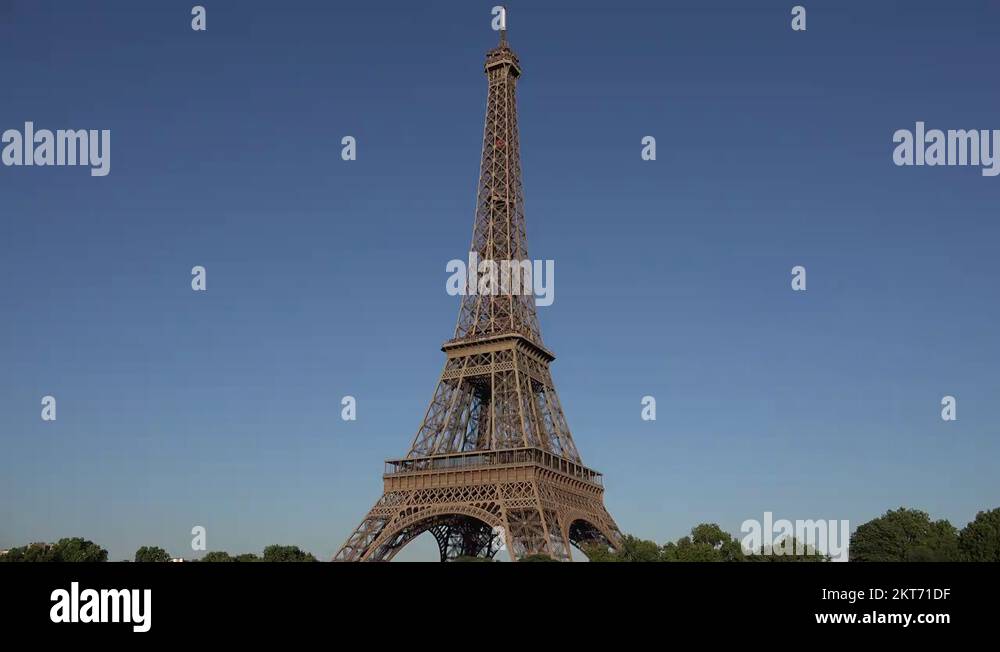 4K Tour Eiffel in Paris, France, European Famous Landmark, Monument ...