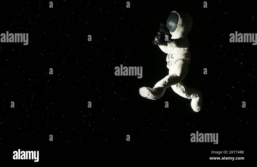 Astronaut Jumping on Moon Stop Motion Animation, 4K Stock Video Footage ...