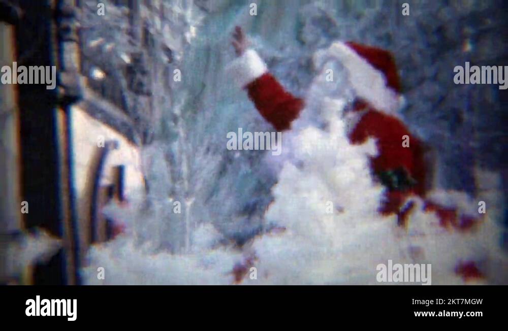 1967: Santa Claus waving on Christmas parade float route. CHICAGO ...