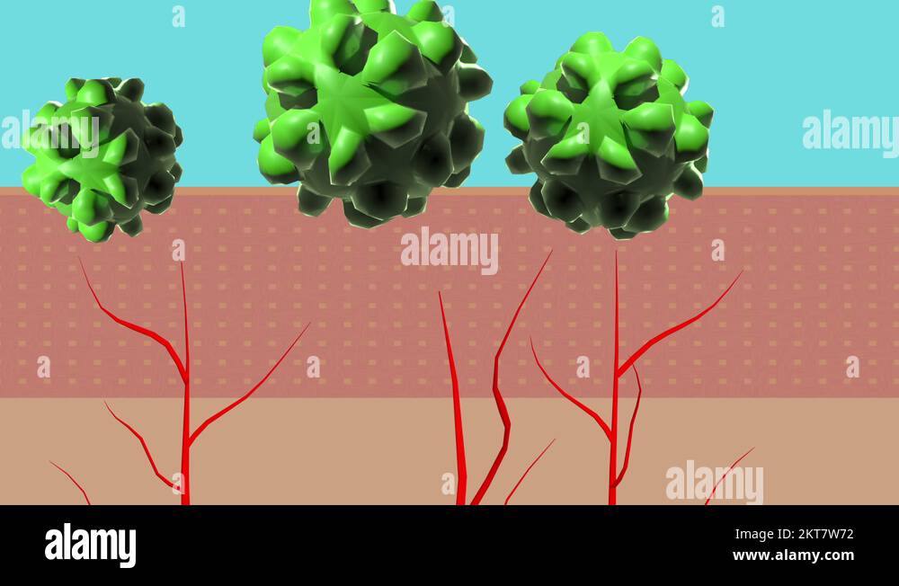 Germs on skin graphic skin disease diseased Stock Video Footage - Alamy