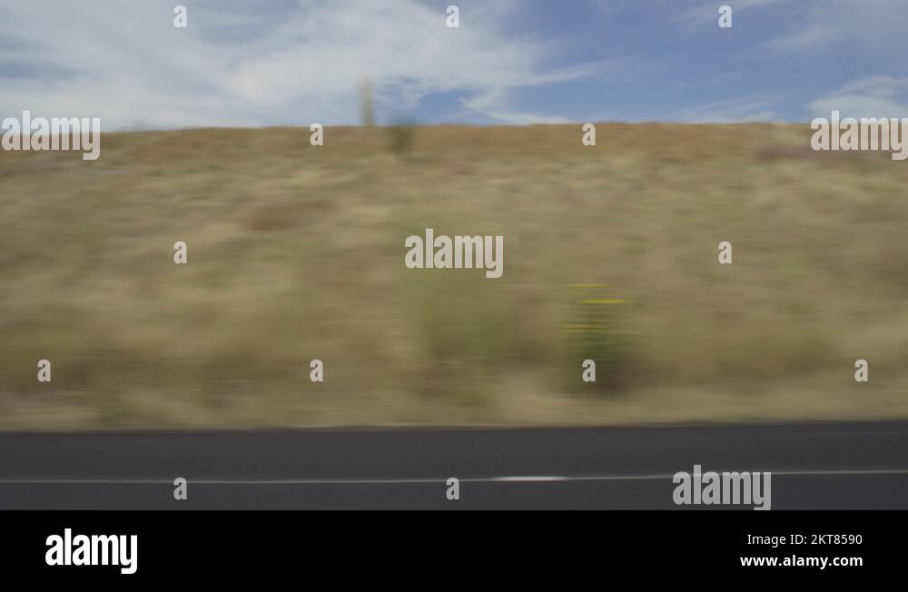 Left Side view of a Driving Plate: Car travels east along the Columbia ...