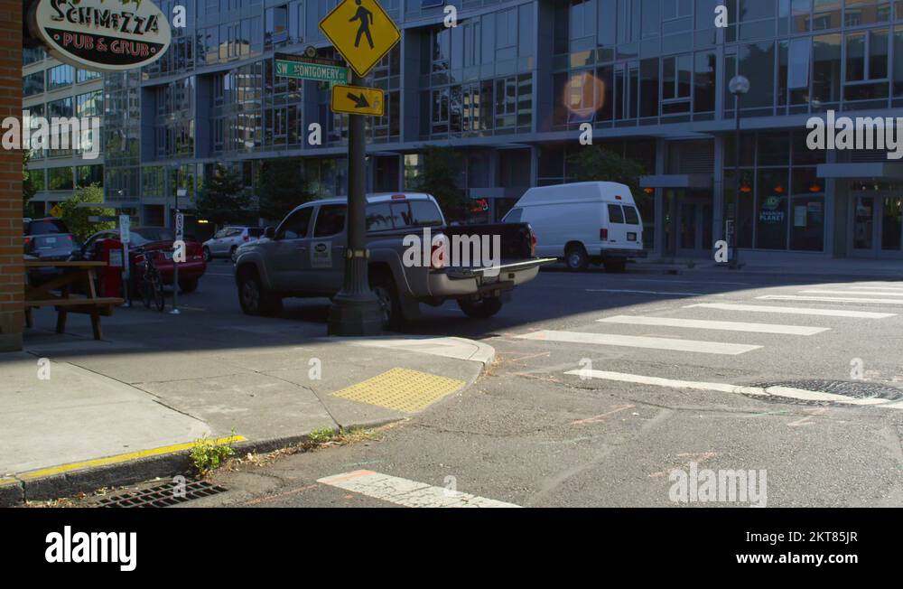 Left Front Three Quarter view of a Driving Plate: Car begins on SW ...