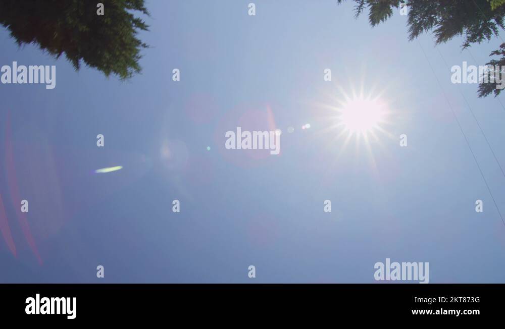Reflection Plate of a Driving Plate: This view shows only the sky and ...