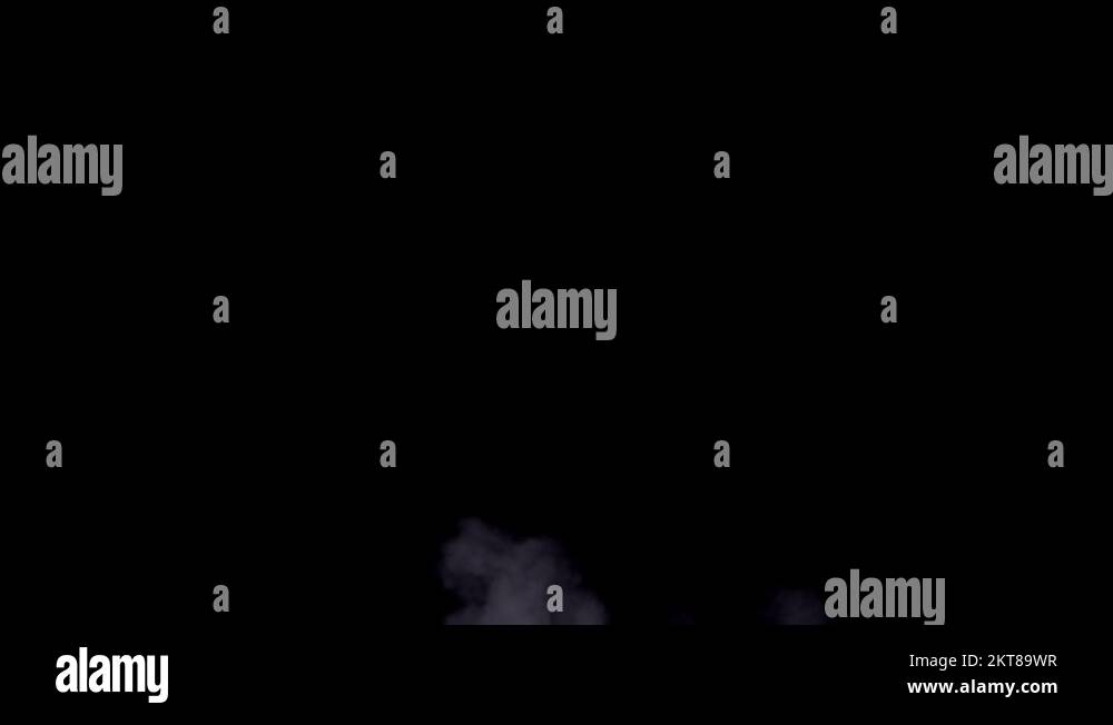 White cloud effect rapidly expanding vertically to fill screen Stock ...