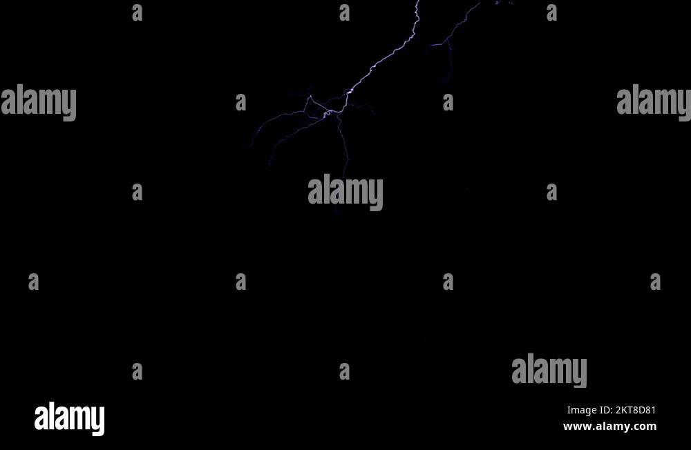 Bolts of lightning-effect electric arcs descending from upper right of ...