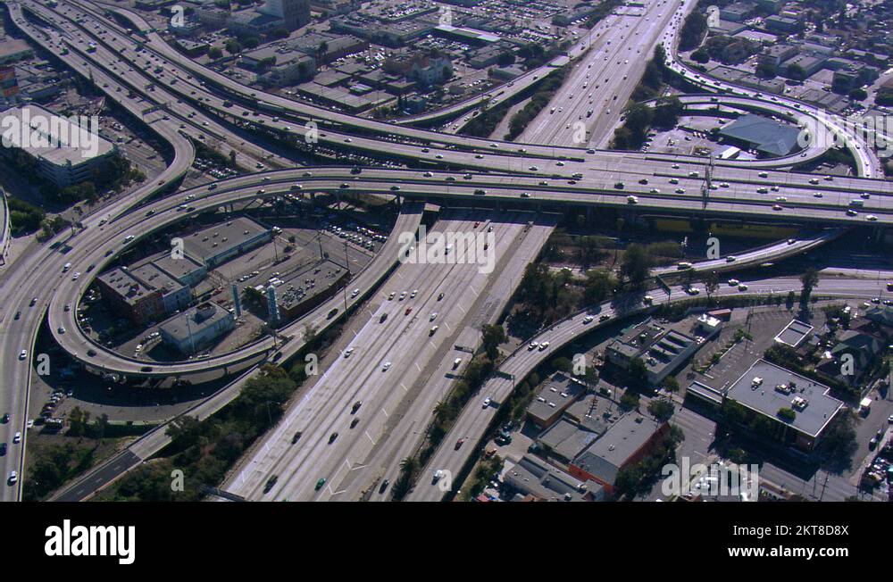 Los angeles freeway interchange Stock Videos & Footage - HD and 4K ...