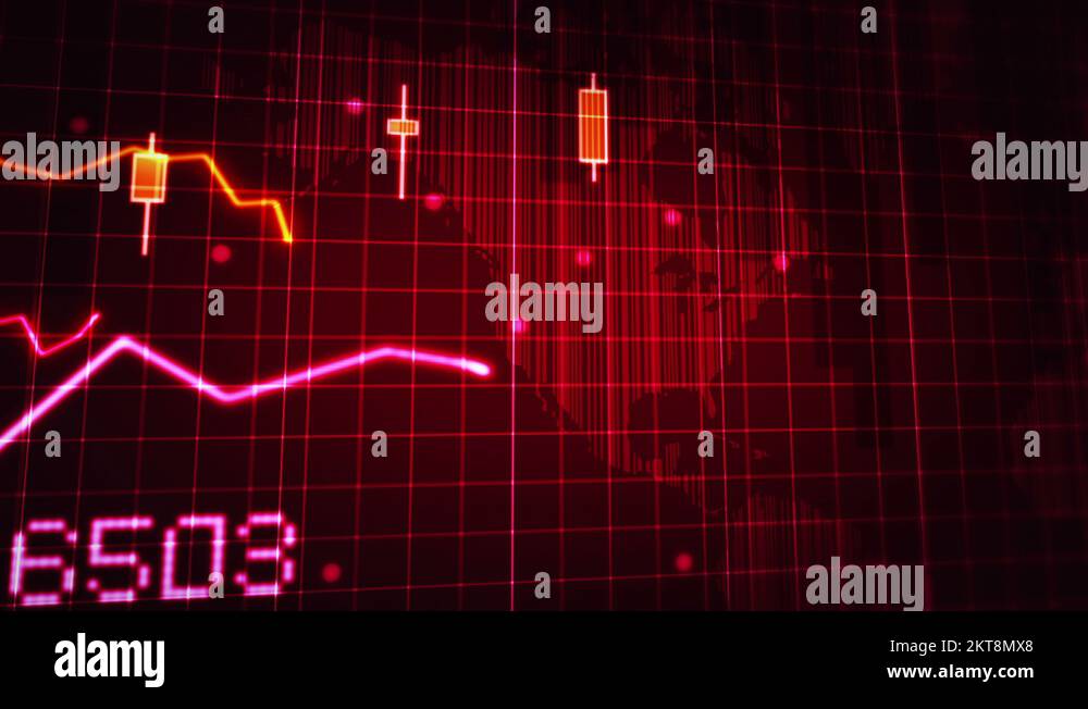 Graph growing in red color Stock Videos & Footage - HD and 4K Video ...
