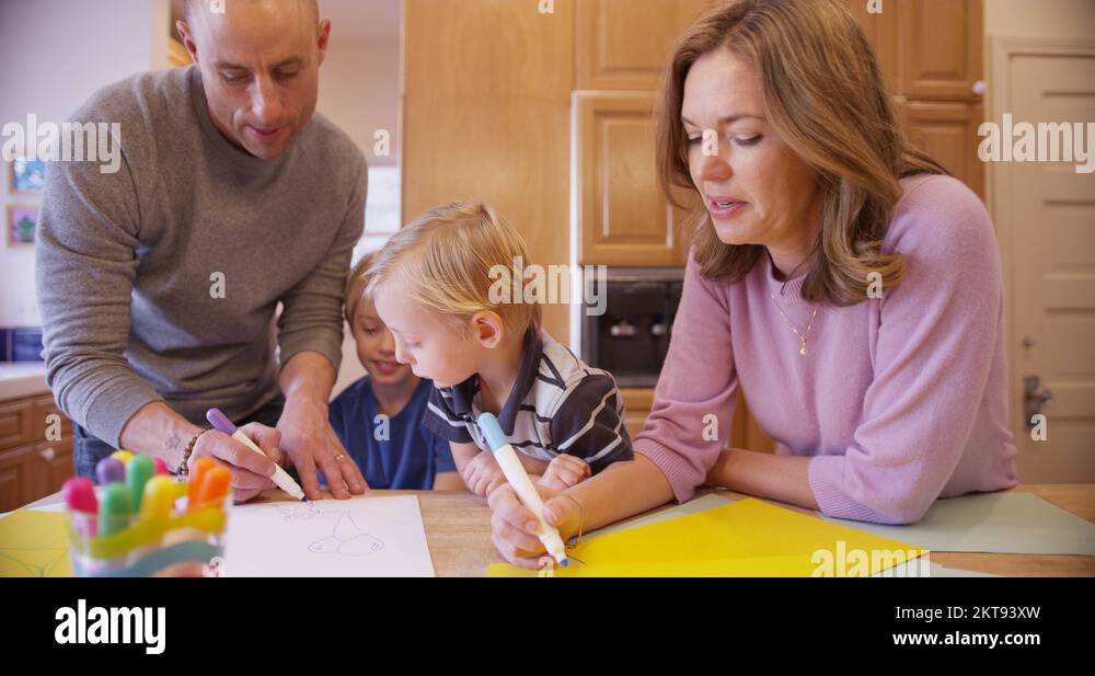 Caucasian child drawing Stock Videos & Footage - HD and 4K Video Clips ...