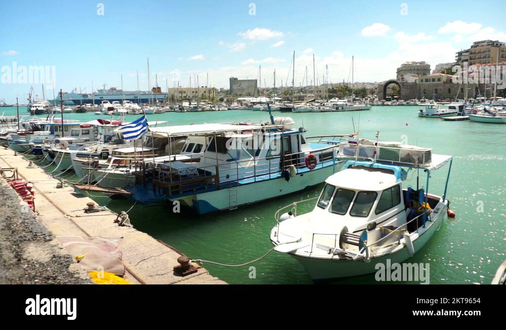 Crete heraklion harbour Stock Videos & Footage - HD and 4K Video Clips ...