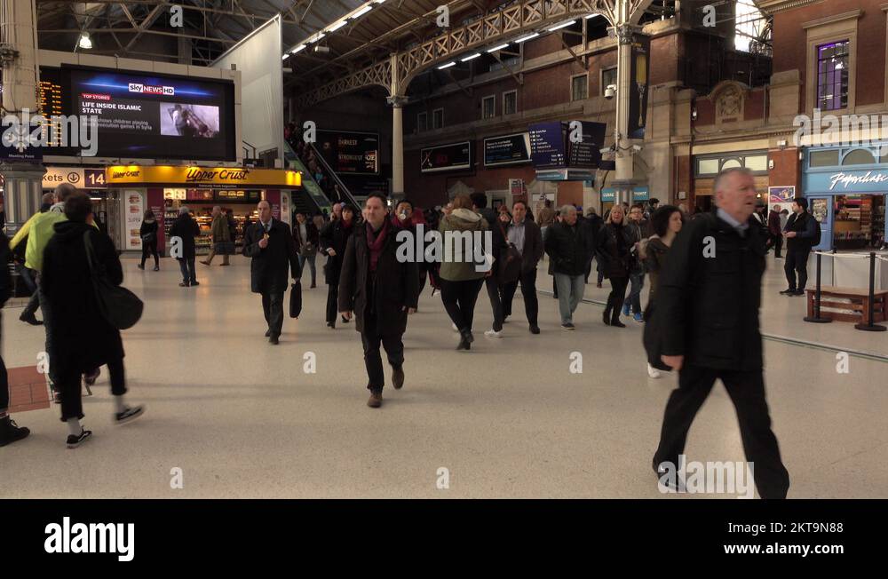 Victoria train station london england Stock Videos & Footage - HD and ...